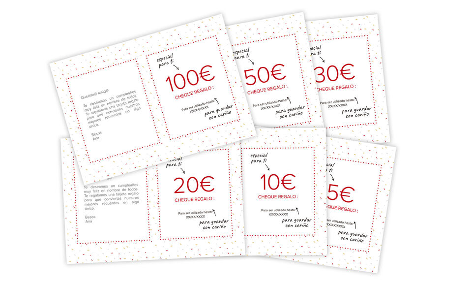 Cheque regalo para comprar productos personalizados | CEWE